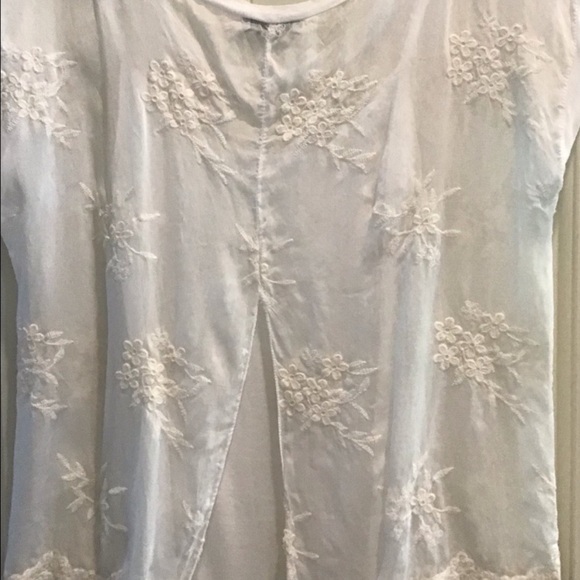 Angela Moda | Tops | Angela Moda Silk Blend Top With Camisole | Poshmark